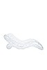 FUNBOY Clear Chaise Lounger Floatie in super clear | REVOLVE