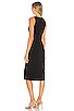 Jay Godfrey Phoenix Dress in Black & Black | REVOLVE