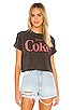 Junk Food Enjoy Coke Tee in Vintage Black | REVOLVE