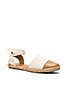Kaanas Anguilla Sandal in Seashell & Peanut | REVOLVE