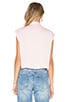 L'Academie The Safari Crop Top Blouse in Blush | REVOLVE