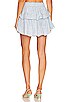 LoveShackFancy Ruffle Mini Skirt in Dim Star | REVOLVE