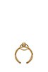 Luv AJ Ring of Fire Cross Ring in Antique Gold | REVOLVE