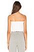 Marled x Olivia Culpo Smocked Bandeau Top in White | REVOLVE