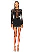 Michael Costello x REVOLVE Zayleigh Mini Dress in Black | REVOLVE