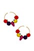 Mercedes Salazar Fruit Hoops in Multi | REVOLVE