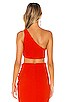 NBD Kayla Crop Top in Red Orange | REVOLVE