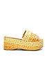 RAS Diva Sandal in Yellow Multi Metallic Raffia | REVOLVE
