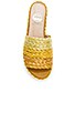 RAS Diva Sandal in Yellow Multi Metallic Raffia | REVOLVE