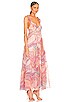 ROCOCO SAND Long Dress in Peach & Lilac | REVOLVE