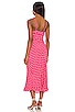 ROLLA'S Shelley Emmylou Midi Dress in Magenta | REVOLVE