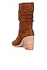 Schutz Ashlee Block Bootie in Bear | REVOLVE