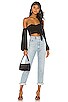 superdown Maya Crop Top in Black | REVOLVE
