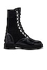 Tony Bianco Gem Boot in Black Roma & Black Sock | REVOLVE
