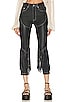Understated Leather Cowboy Chaps Pants in Black | REVOLVE