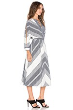 DEREK LAM 10 CROSBY Dolman Dress in Midnight Multi | REVOLVE