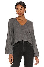 1. STATE Balloon Sleeve Sweater in Medium Grey | REVOLVE