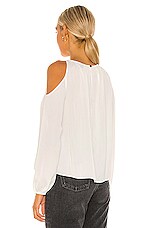 1. STATE Cold Shoulder Blouse in Soft Ecru | REVOLVE