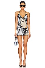 1XBLUE Anime Clock Dress in Multi | REVOLVE