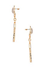 8 Other Reasons Prayer Duster Earring in Gold & Clear | REVOLVE