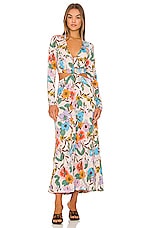 AFRM Assi Dress in Peach Vintage Floral | REVOLVE