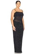 AFRM Jennan Rose Dress in Noir | REVOLVE