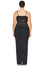 AFRM Jennan Rose Dress in Noir | REVOLVE