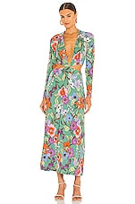 AFRM Assi Dress in Green Vintage Floral | REVOLVE