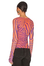 AFRM Noreen Top in Orange Zebra | REVOLVE