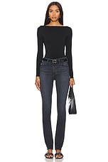 AG Jeans Mari Extended Skinny in 8 Years Black Salt | REVOLVE