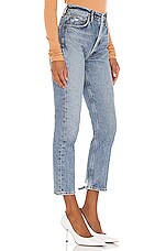 AGOLDE Riley High Rise Straight Crop in Emulsion | REVOLVE