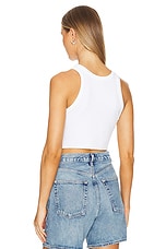 AGOLDE Cropped Bailey Tank in White | REVOLVE