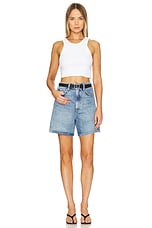 AGOLDE Cropped Bailey Tank in White | REVOLVE