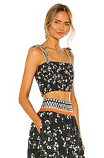 Agua Bendita Leah Ornit Top in Blue | REVOLVE