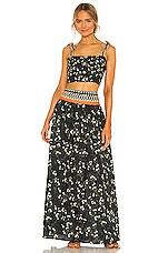 Agua Bendita Leah Ornit Top in Blue | REVOLVE