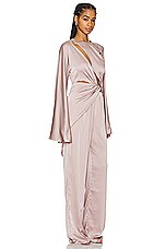 Andrea Iyamah Reba Cutout Top in Pearl Purple | REVOLVE