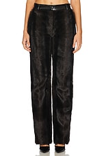 AKNVAS Barberini Faux Fur Pant in Visone | REVOLVE