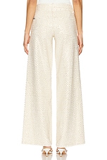 Alice + Olivia Trish Low Rise Embellished Baggy Jeans in Chino | REVOLVE