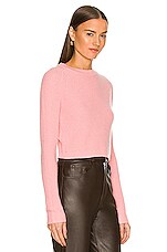 Alice + Olivia Sherice Raglan Cropped Pullover in Pink | REVOLVE