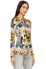 Alice + Olivia Delaina Long Sleeve Top in All Star Show | REVOLVE