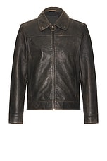 ALLSAINTS Alkan Leather Jacket in Vintage Black | REVOLVE