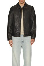 ALLSAINTS Alkan Leather Jacket in Vintage Black | REVOLVE