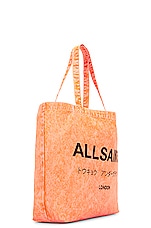 ALLSAINTS Undergound Acid Tote in Sicilia Orange/blk | REVOLVE