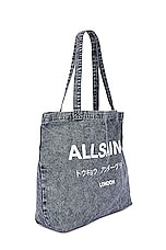 ALLSAINTS Undergound Acid Tote in Deep Sea Navy/chlk | REVOLVE