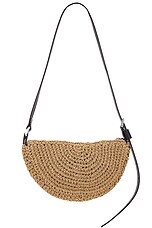 ALLSAINTS Half Moon Crossbody in Almond | REVOLVE