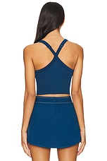 alo Seamless Ribbed Favorite Bra Tank in Eclipse Blue | REVOLVE