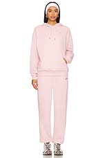 alo Accolade Hoodie in Ballet Pink | REVOLVE