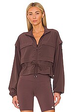 alo Ready Set Jacket in Raisin | REVOLVE