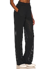 alo Mesh All-Star Wide Leg Pant in Black | REVOLVE