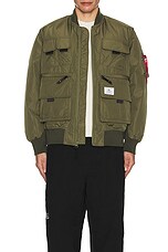 ALPHA INDUSTRIES Multi Pocket Flight Jacket in Og-107 Green | REVOLVE